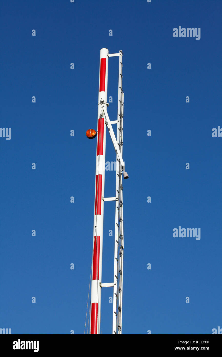 Open level crossing gate hi-res stock photography and images - Alamy
