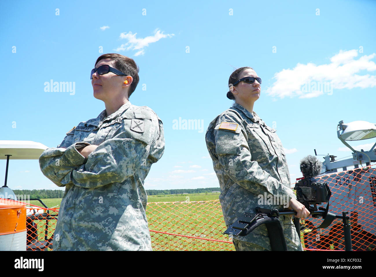 U.S. Army Capt. Tammy Muckenfuss and Staff Sgt. Erica Knight from the ...