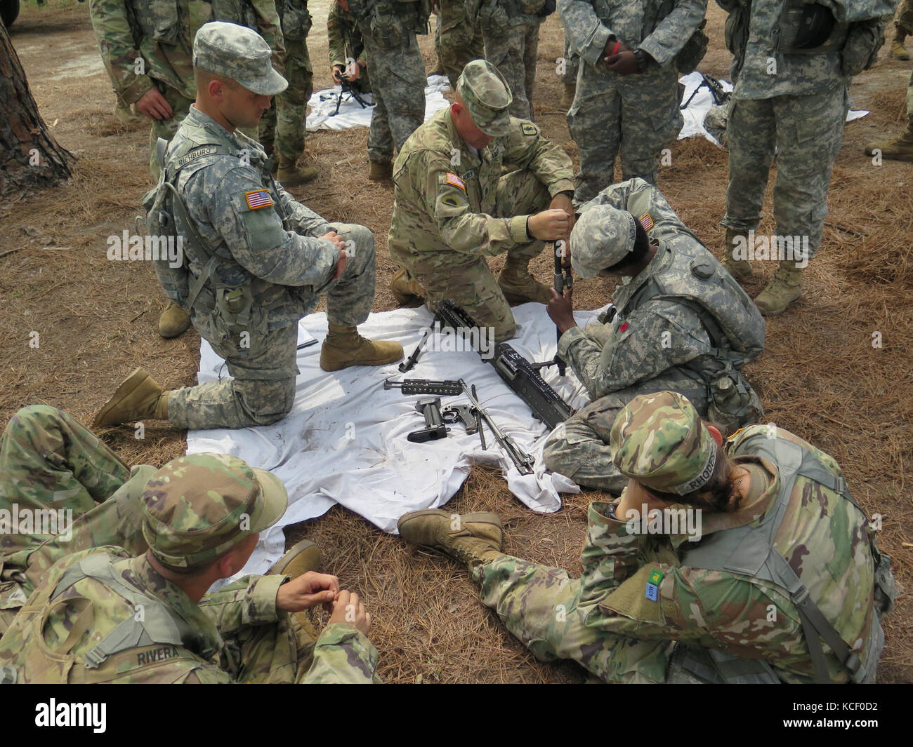 OCS Cadre and Candidates from South Carolina, North Carolina, Georgia ...