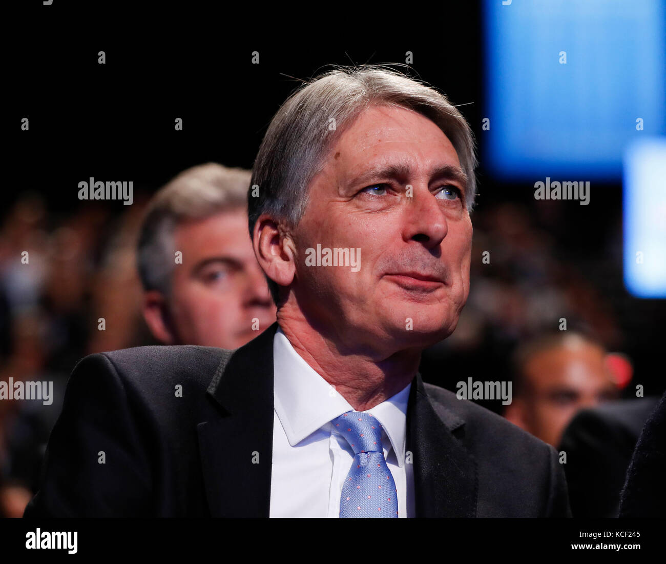 Manchester. 4th Oct, 2017. British Chancellor of the Exchequer Philip ...