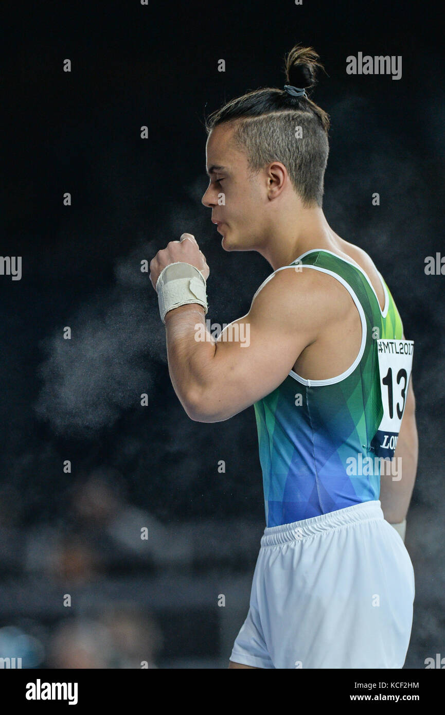 Montreal, Quebec, Canada. 3rd Oct, 2017. CAIO SOUZA, from Brazil ...