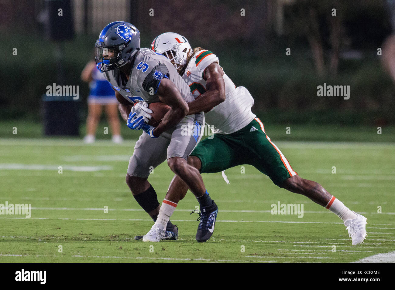 September 29, 2017: Johnathan Lloyd (5) of the Duke Blue Devils gets ...