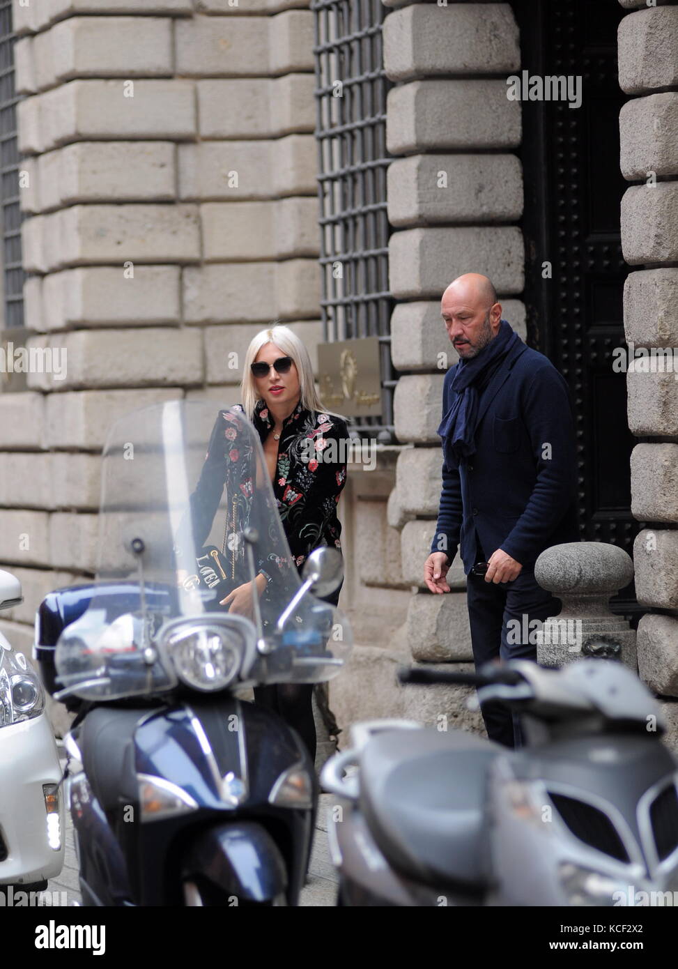 Milan, Walter Zenga and wife Raluca at Walter Zenga's restaurant ...