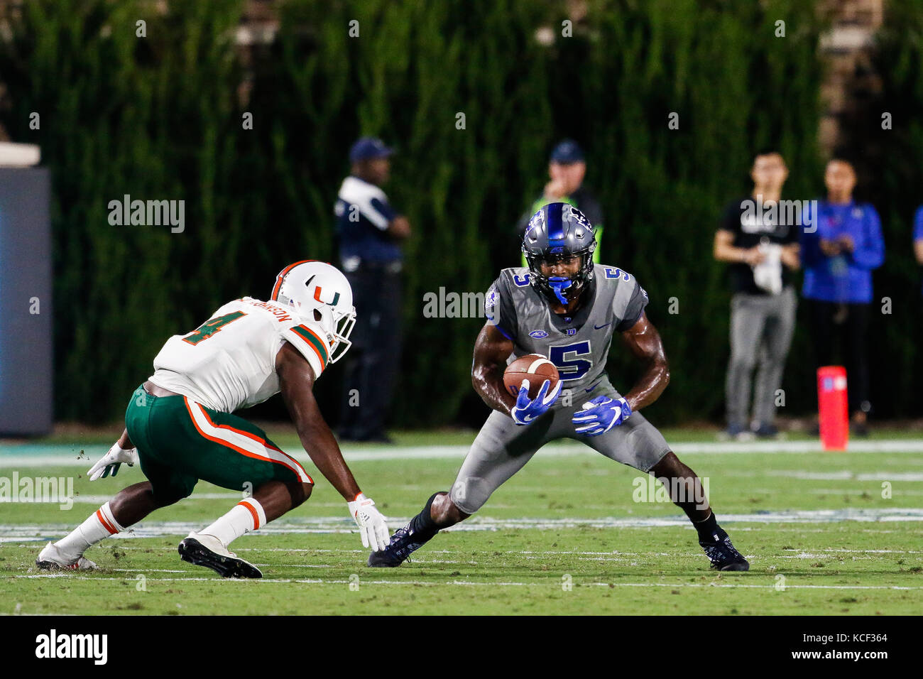 Durham, NC, USA. 29th Sep, 2017. Johnathan Lloyd (5) of the Duke Blue ...