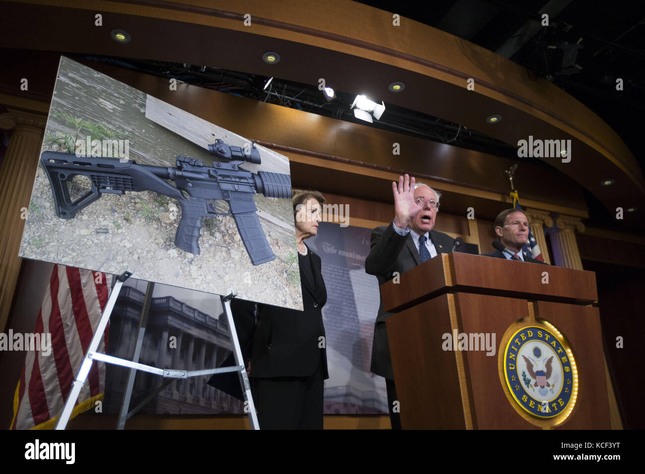 Washington, District Of Columbia, USA. 4th Oct, 2017. Senator BERNIE ...