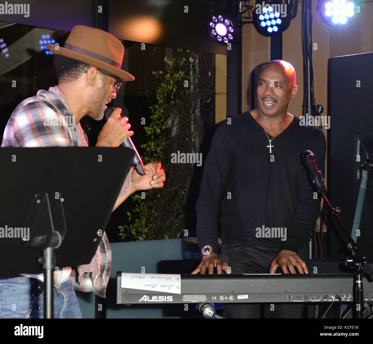 Los Angeles, Ca, USA. 03rd Oct, 2017. Eric Benet, Ray Chew at the "Hot ...