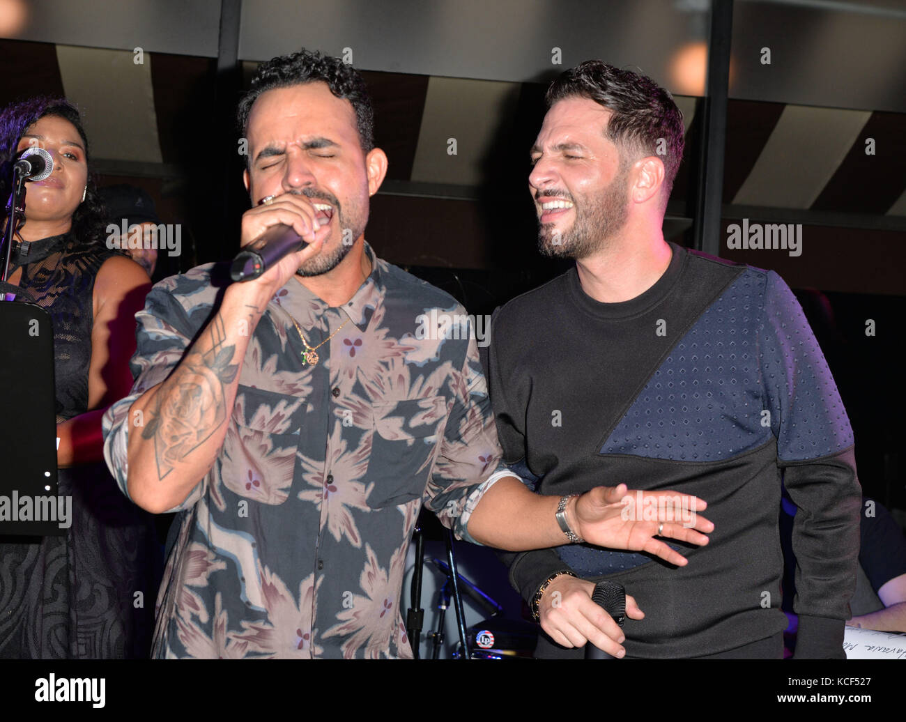 Los Angeles, Ca, USA. 03rd Oct, 2017. Jean Rodriguez, Jon B at the "Hot ...