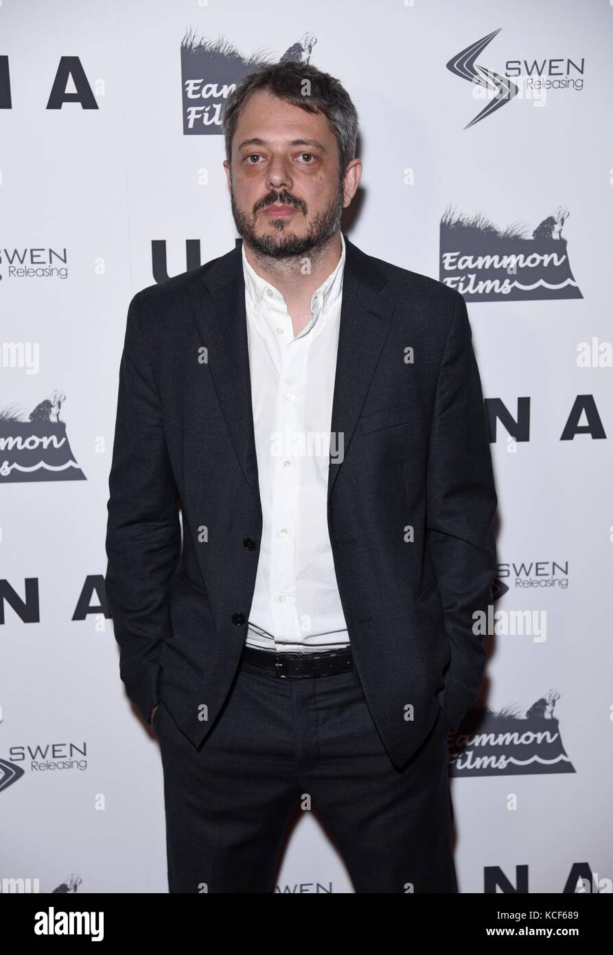 New York, NY, USA. 4th Oct, 2017. Benedict Andrews at arrivals for UNA ...