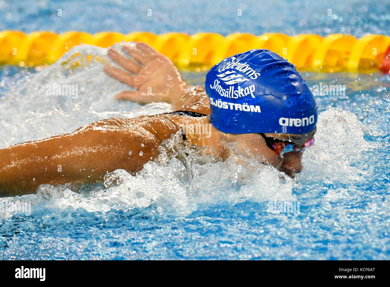 Doha. 4th Oct, 2017. Sarah Sjostrom of Sweden competes during the Women ...