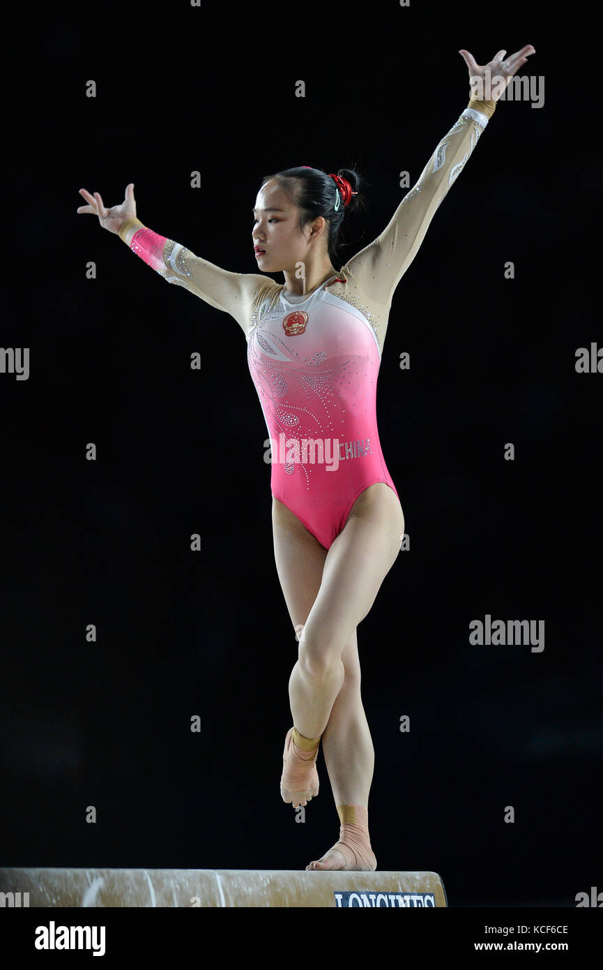 Montreal, Quebec, Canada. 4th Oct, 2017. HUAN LUO, from China, competes ...