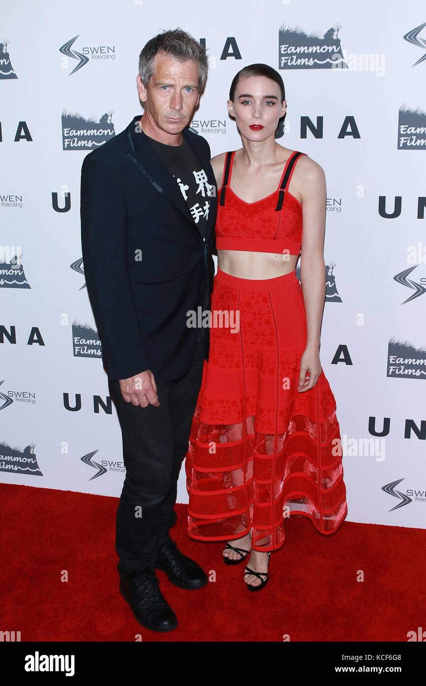 New York, NY, USA. 4th Oct, 2017. Ben Mendelsohn and Rooney Mara at the ...