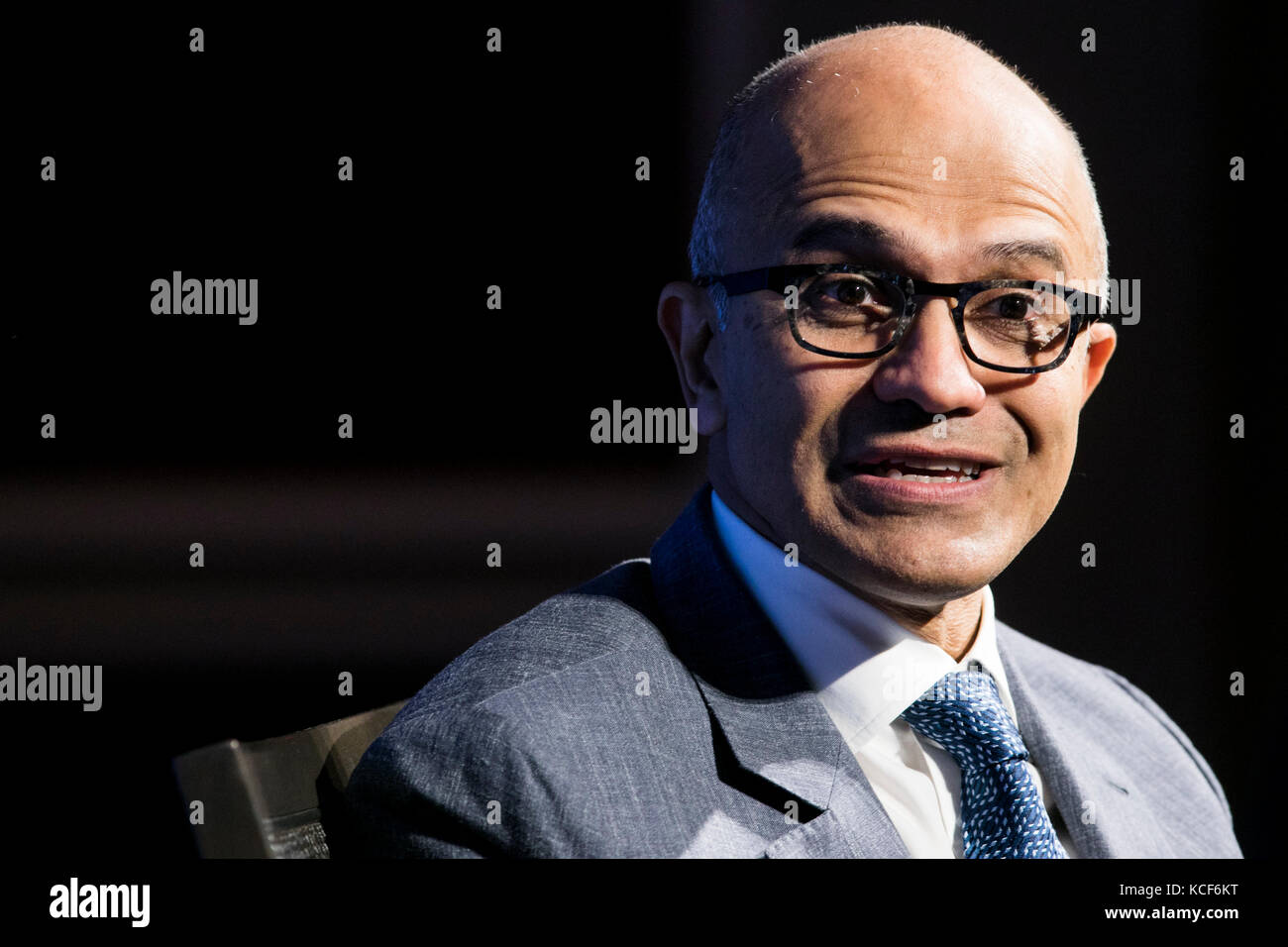 Washington DC, USA. 04th Oct, 2017. Satya Nadella, Chief Executive ...