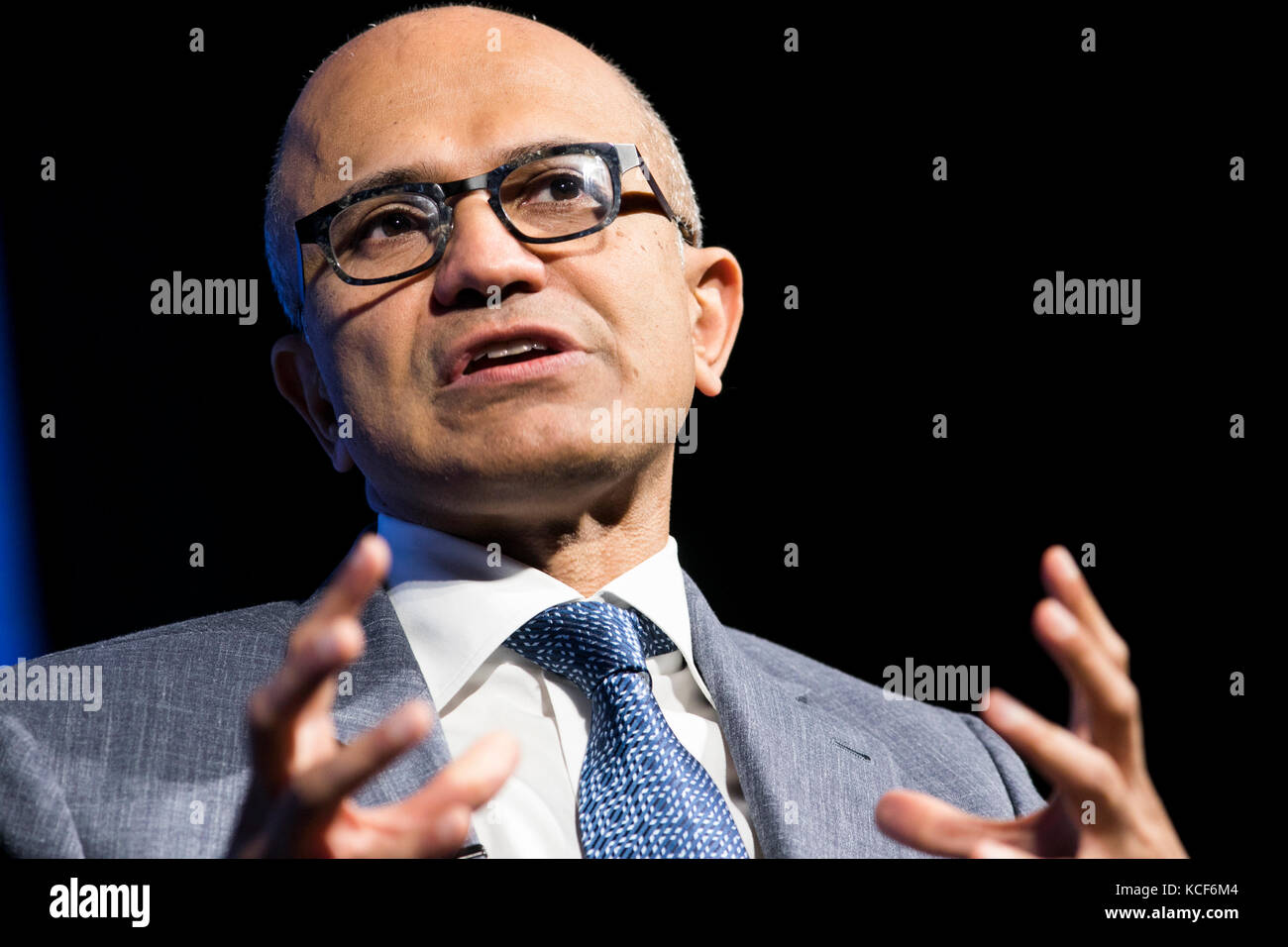 Washington DC, USA. 04th Oct, 2017. Satya Nadella, Chief Executive ...