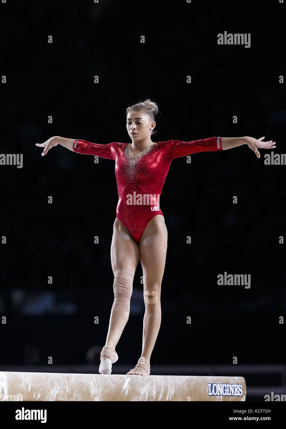 Montreal, Quebec, Canada. 4th Oct, 2017. ASHTON LOCKLEAR of the United ...