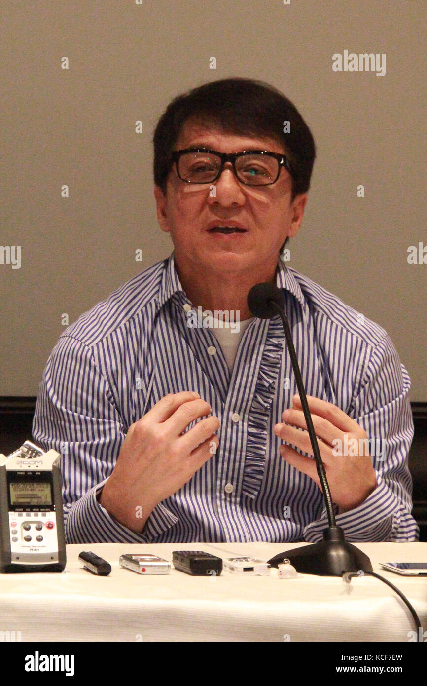 Jackie Chan 10/03/2017 "The Foreigner" Press Conference held at Four ...