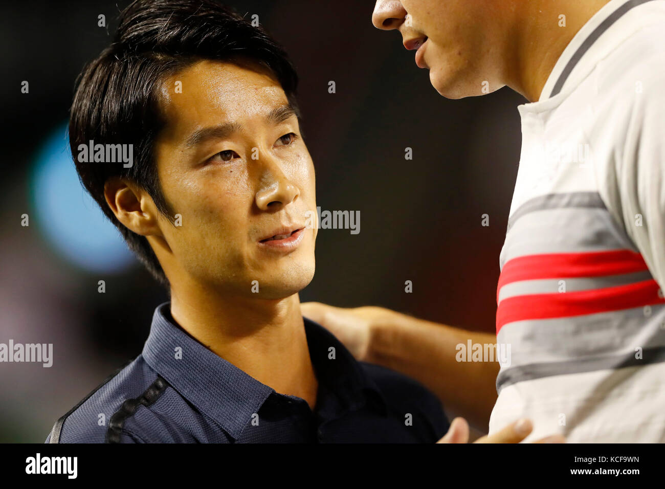 Ariake Coliseum, Tokyo, Japan. 5th Oct, 2017. Yuichi Sugita (JPN), OCTOBER 5, 2017 - Tennis ...