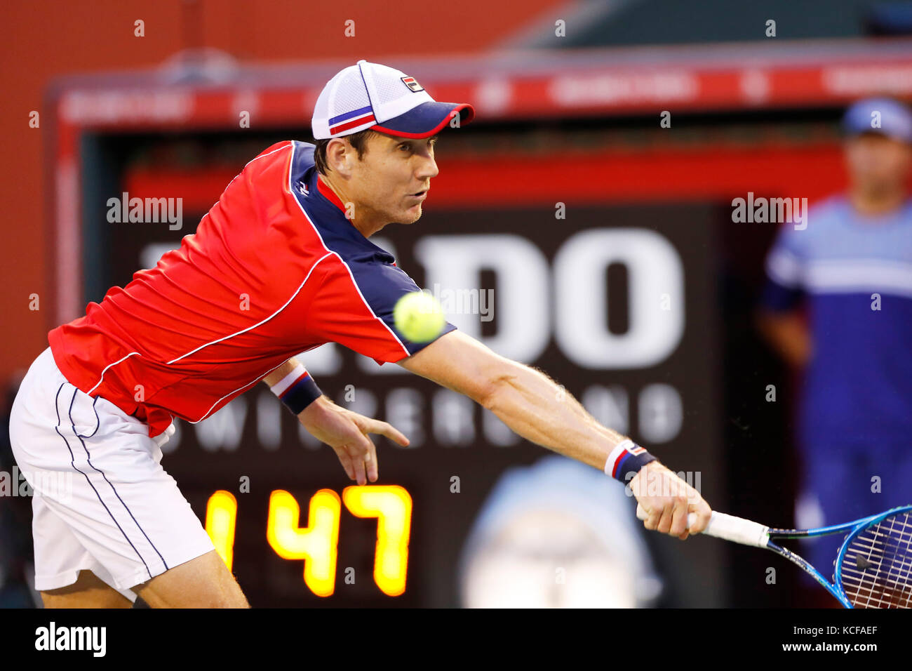 Ariake Coliseum, Tokyo, Japan. 5th Oct, 2017. Matthew Ebden (AUS ...