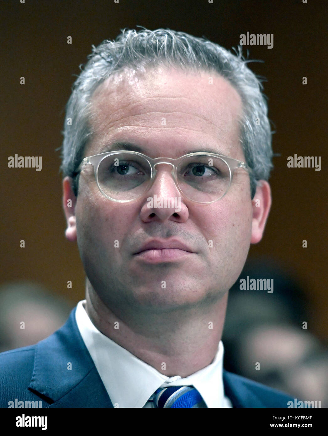 Washington, USA. 04th Oct, 2017. Matthew Leopold appears before the ...