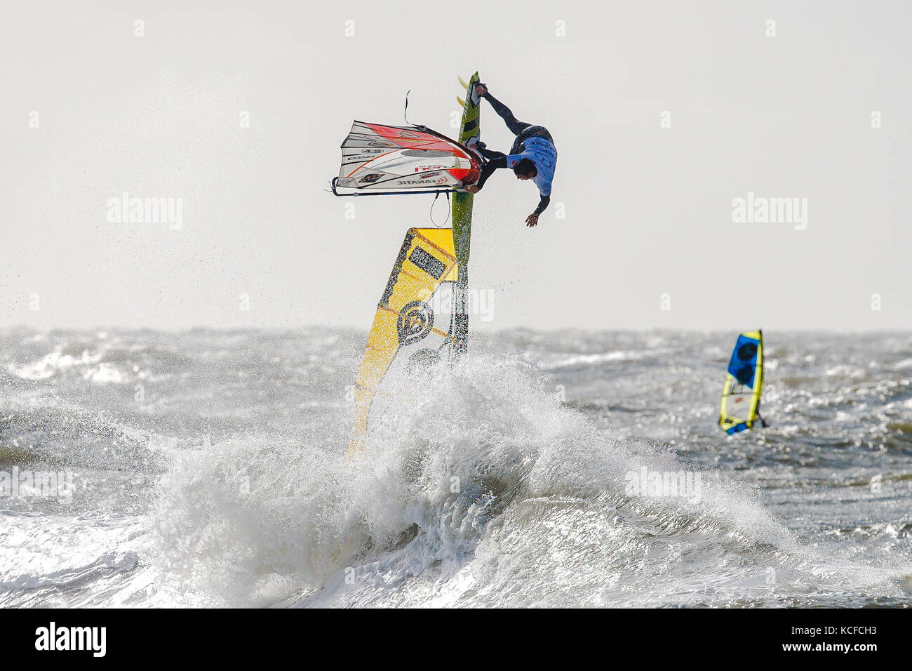 Westerland, Germany, 5th October 2017: Spanish windsurfer Victor ...