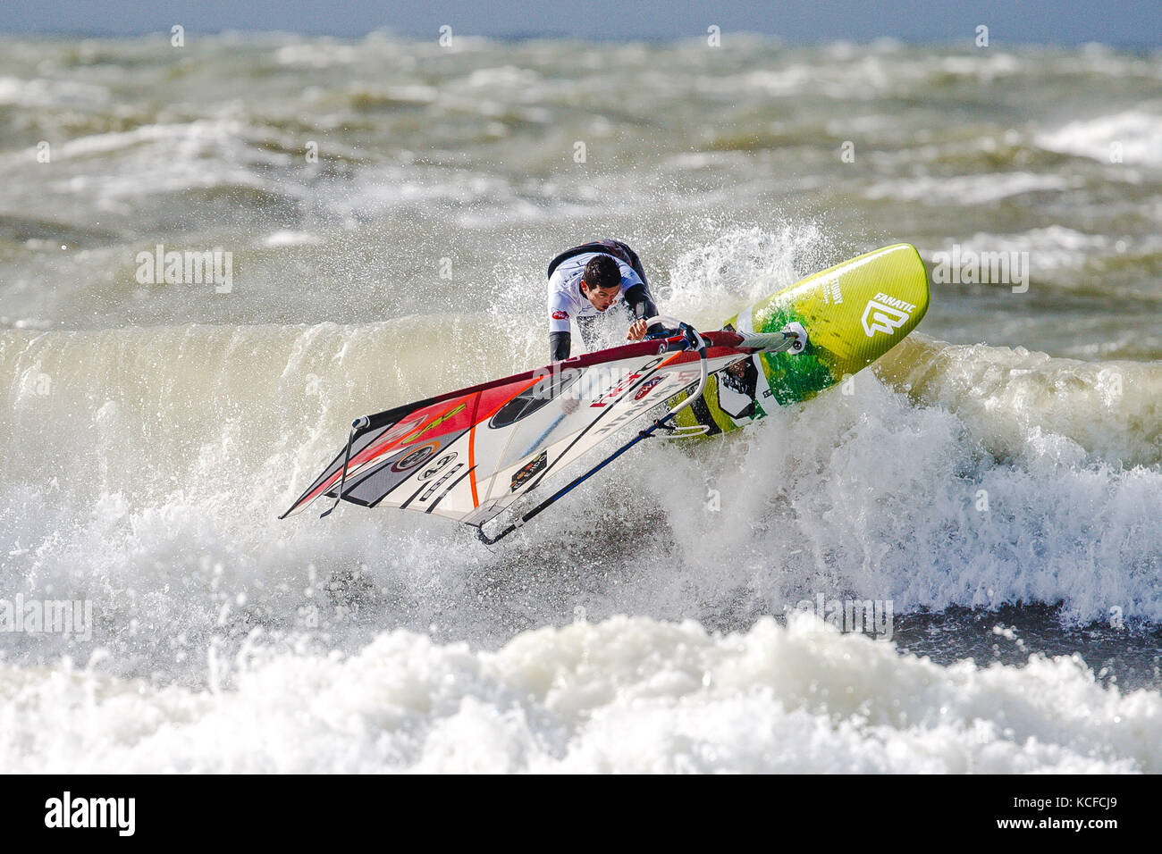 Westerland, Germany, 5th October 2017: Spanish windsurfer Victor ...