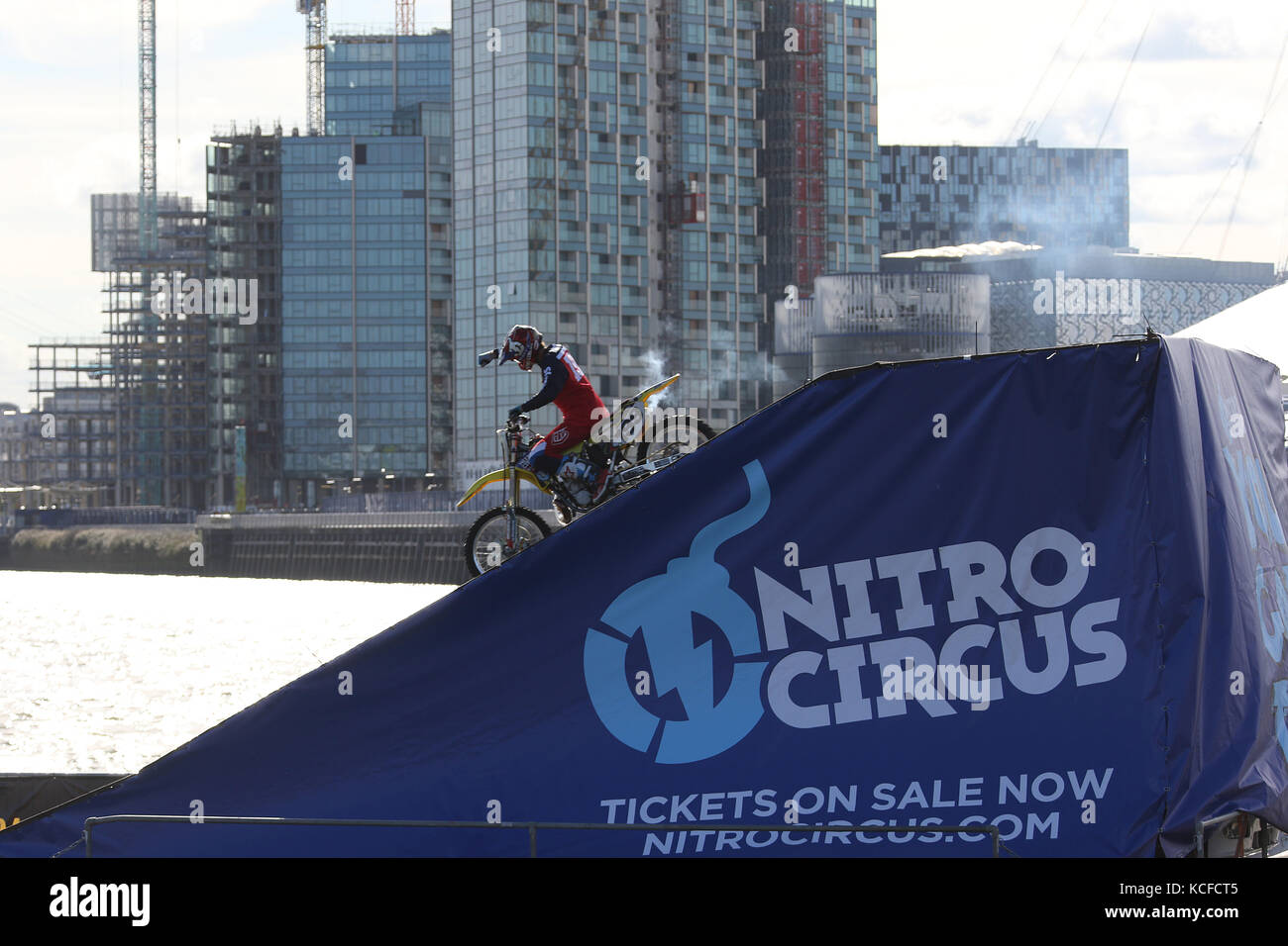 London, UK. 5th Oct, 2017. Travis Pastrana - World's First Motorcycle ...