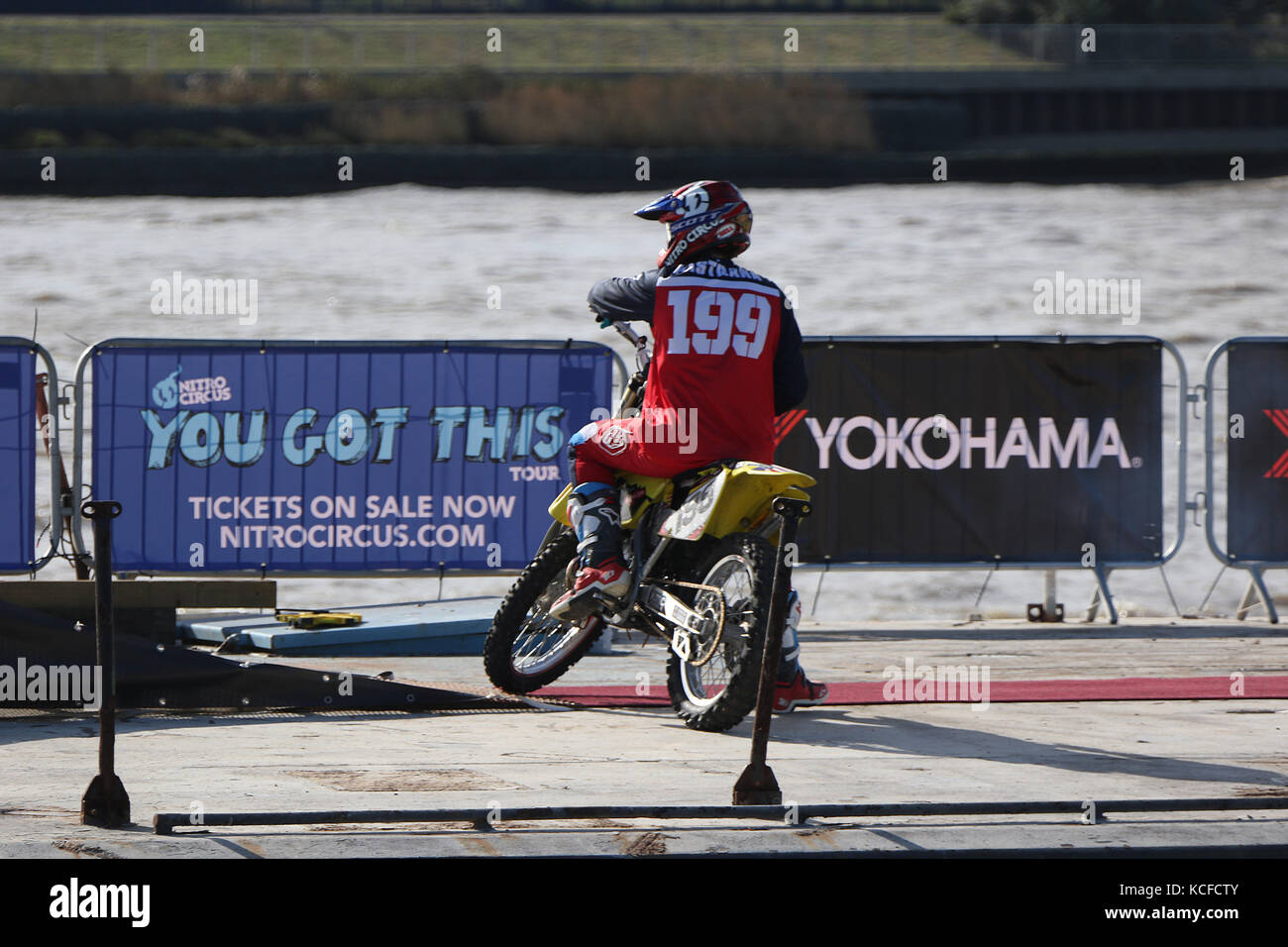 London, UK. 5th Oct, 2017. Travis Pastrana - World's First Motorcycle ...