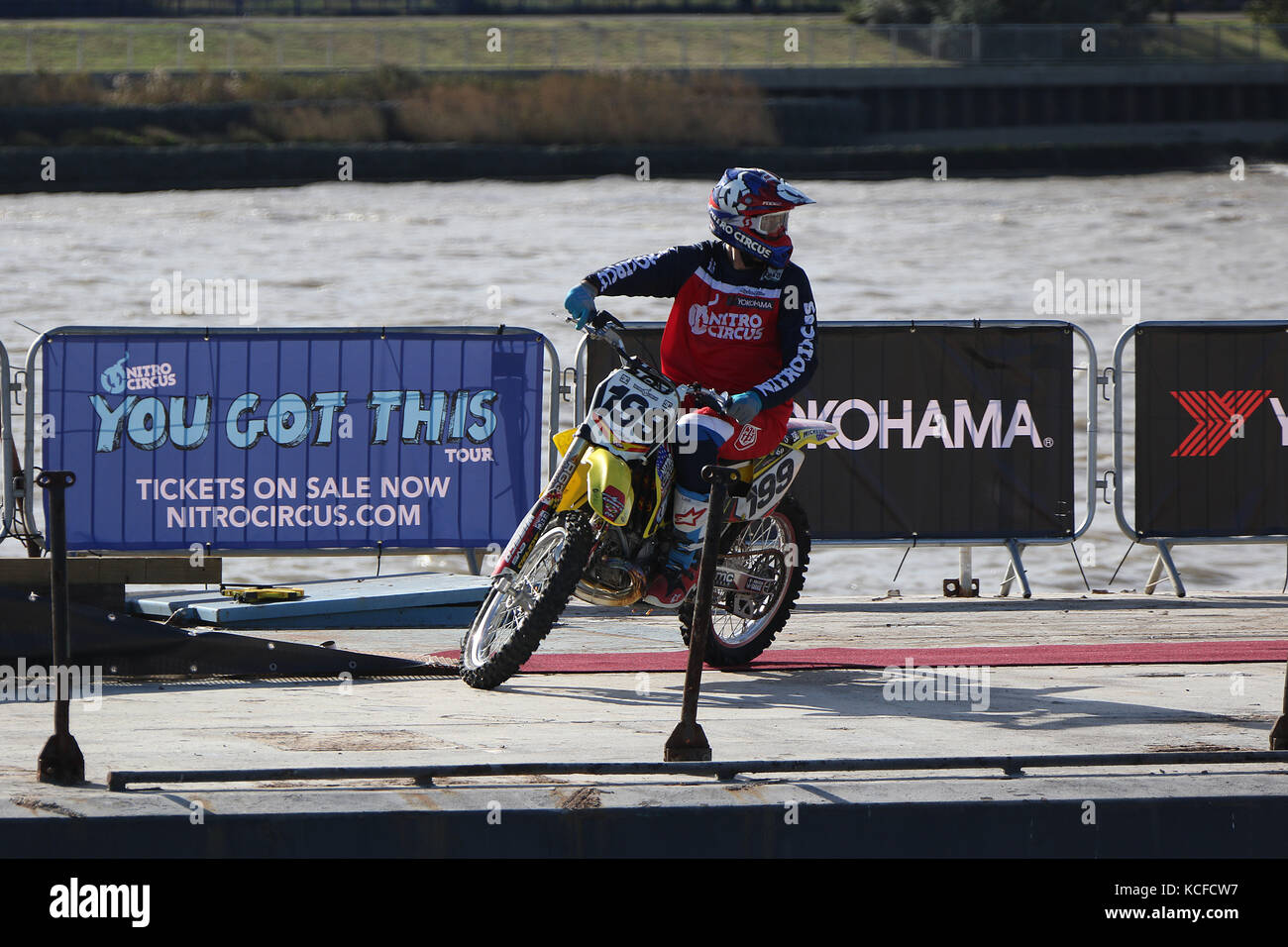 London, UK. 5th Oct, 2017. Travis Pastrana - World's First Motorcycle ...