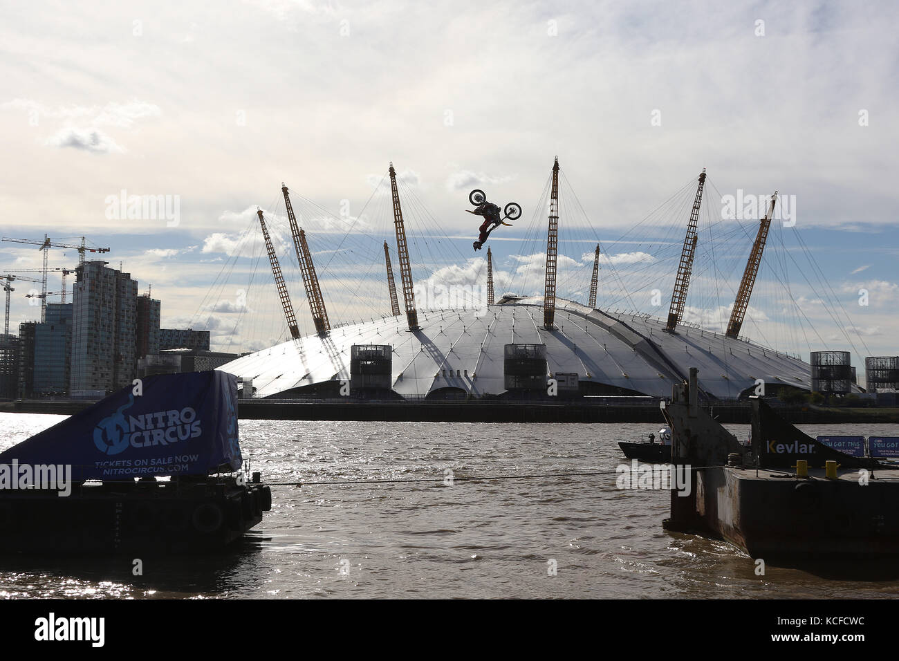 London, UK. 5th Oct, 2017. Travis Pastrana - World's First Motorcycle ...