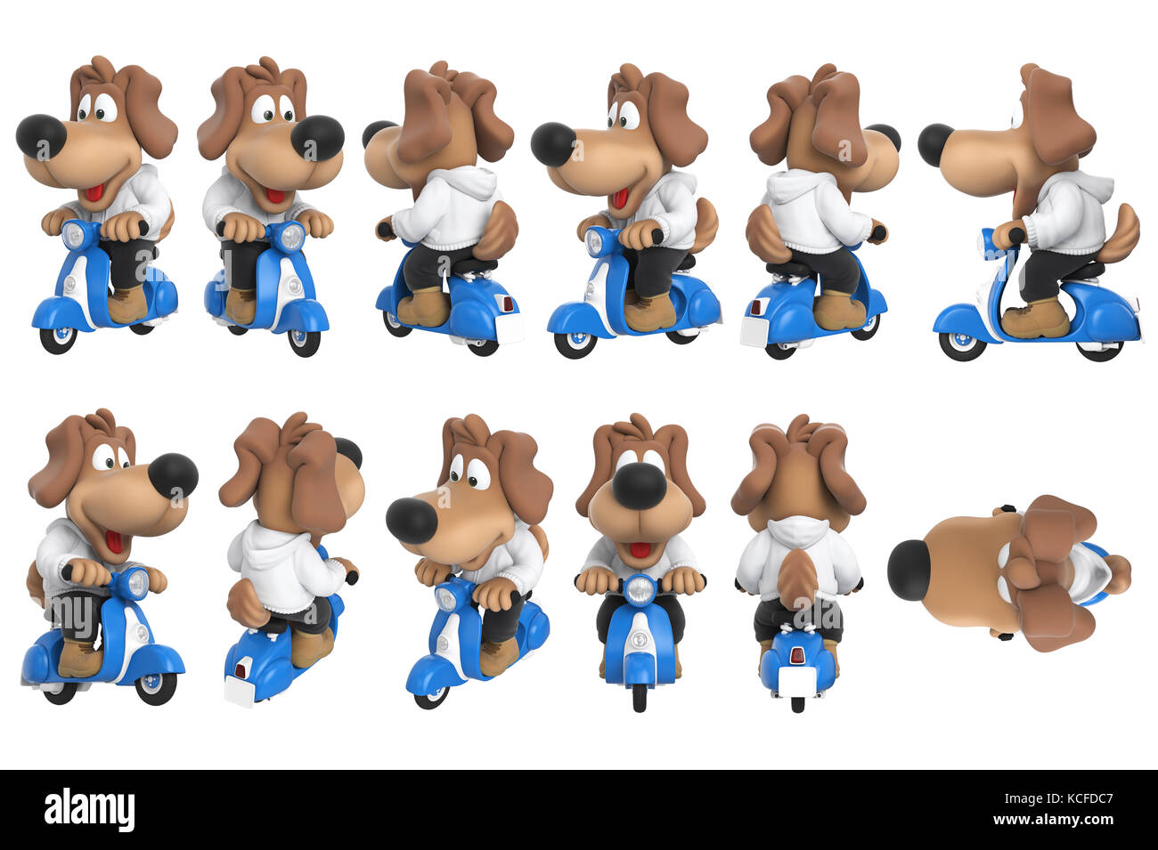 Cartoon dog Cut Out Stock Images & Pictures - Alamy