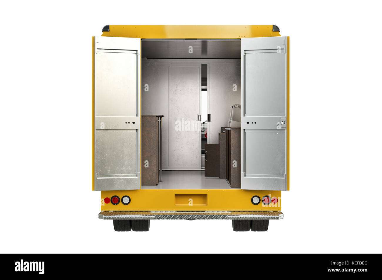 Truck back doors Cut Out Stock Images & Pictures - Alamy