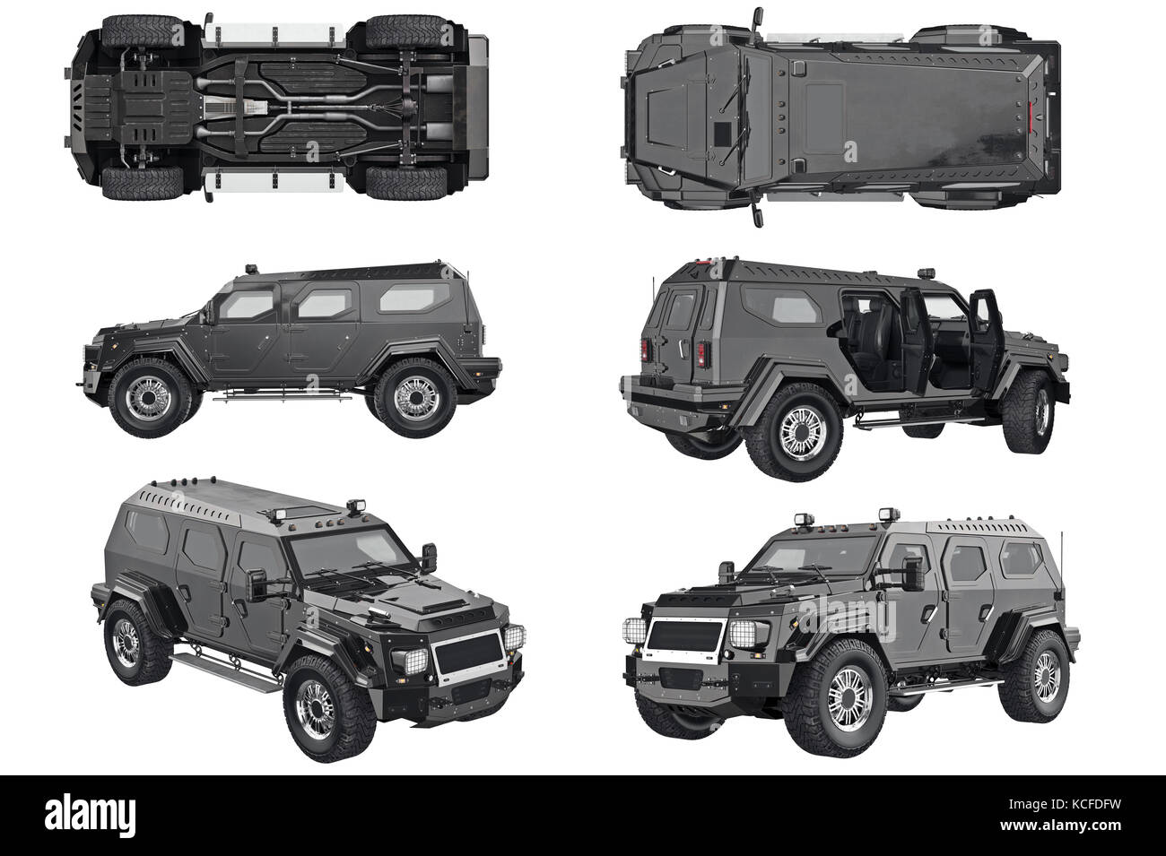 Suv car auto set Stock Photo - Alamy