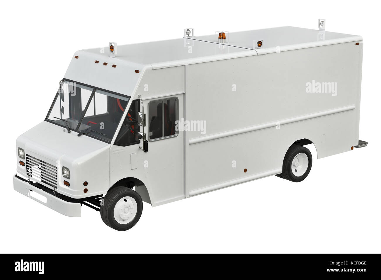 Van car delivery Stock Photo - Alamy