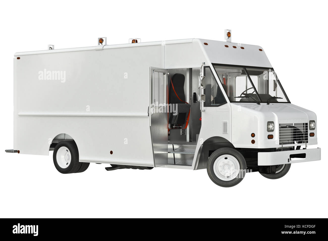 Van car open door Stock Photo - Alamy