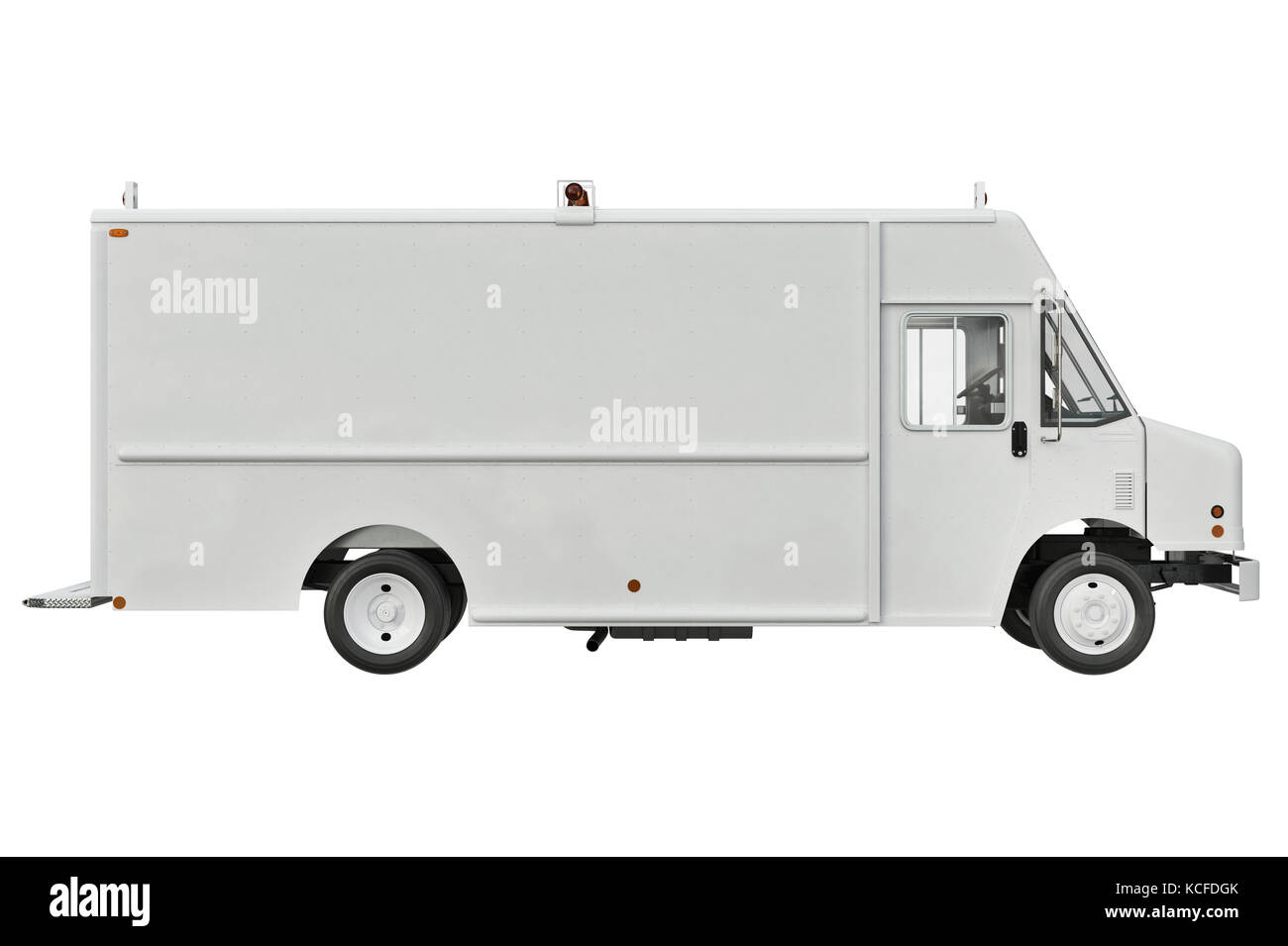 Van car, side view Stock Photo - Alamy