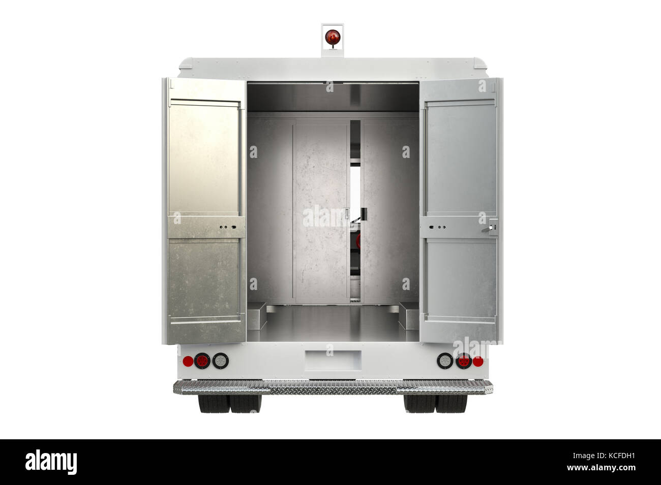 Van open back door Cut Out Stock Images & Pictures - Alamy