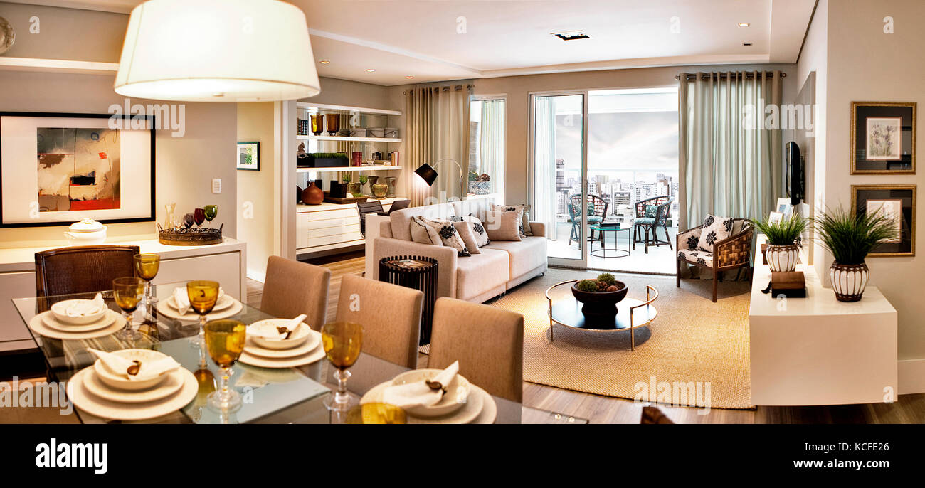 Dining room, room, environment, decoration Stock Photo - Alamy