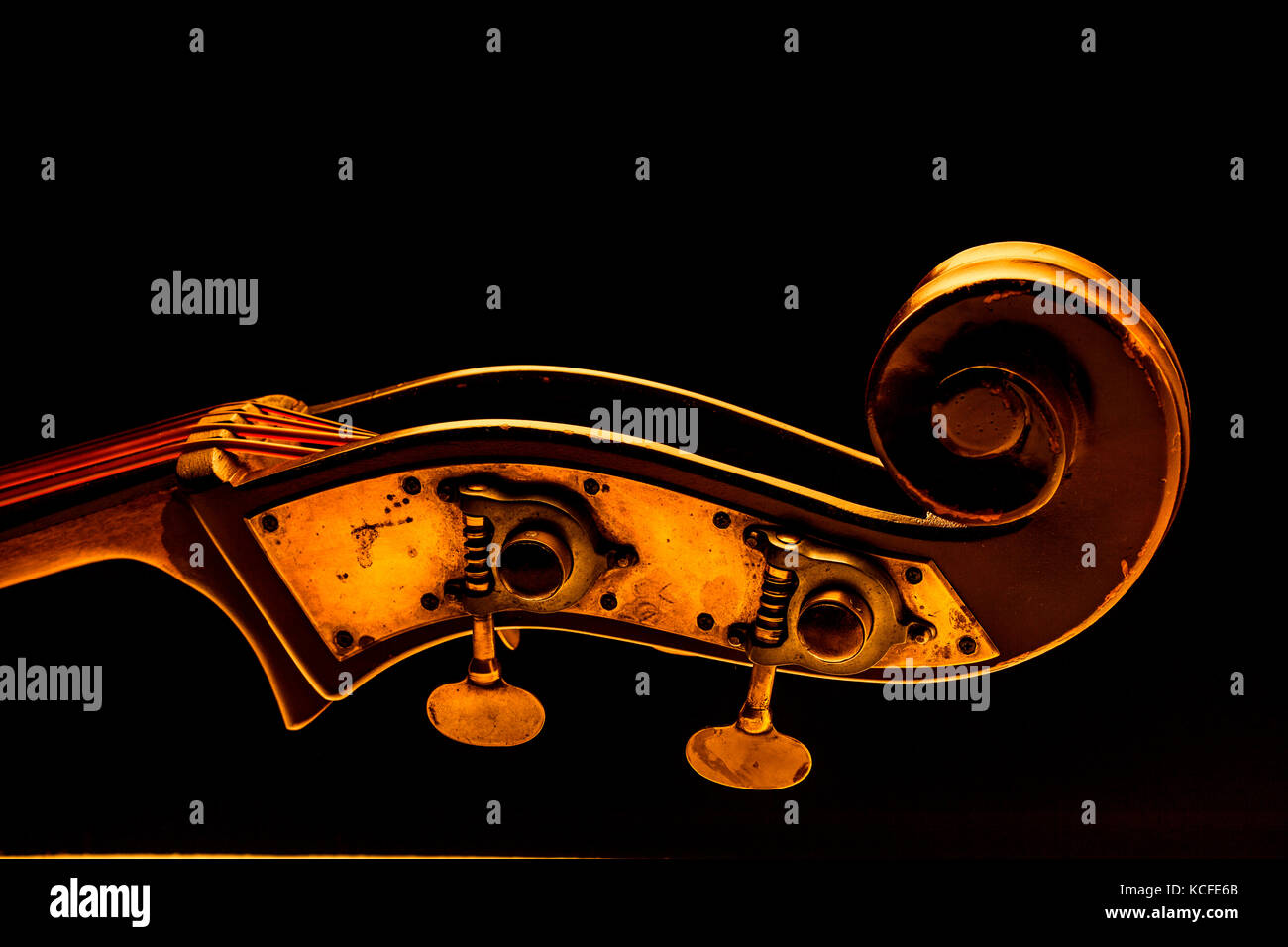 Musical instrument, contrabass Stock Photo - Alamy