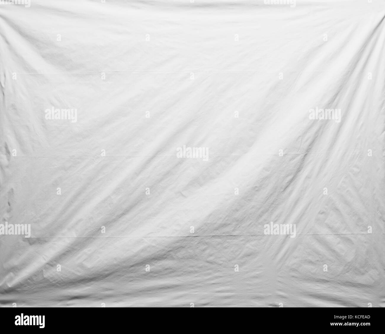 Crumpled white fabric texture, cloth background Stock Photo - Alamy