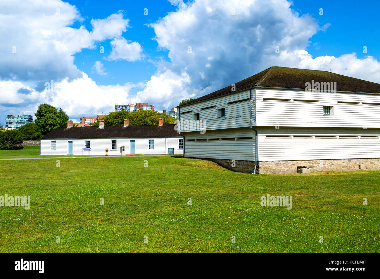 Toronto Ontario Canada. Historic Fort York. Blockhouse Stock Photo - Alamy