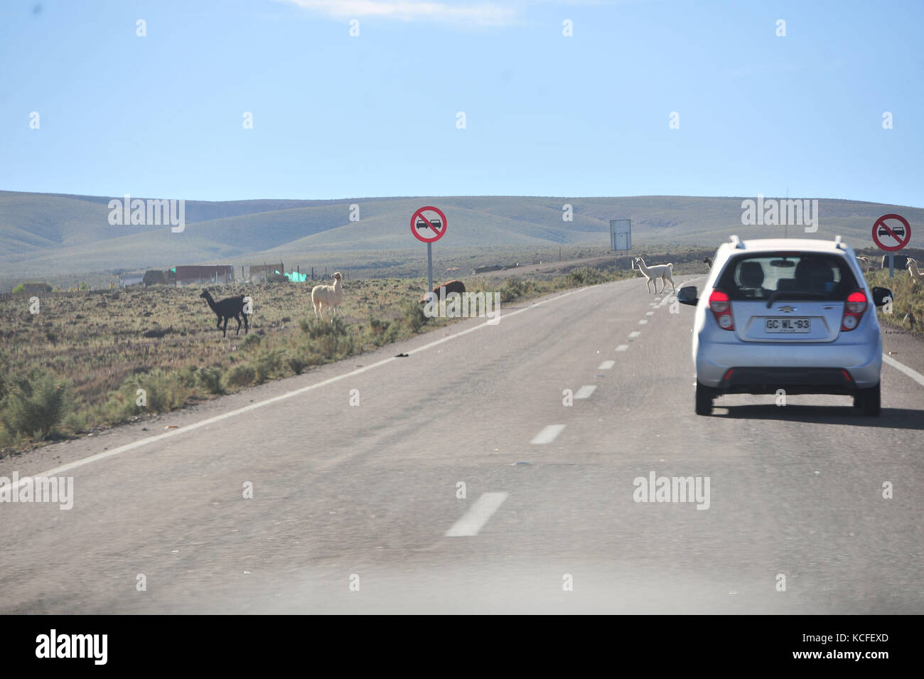 Car, road, 2015, Atacama, Chile Stock Photo - Alamy