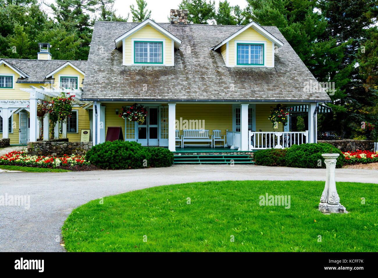 Gatineau Park Chelsea Quebec Canada. The Mackenzie King Estate Stock ...