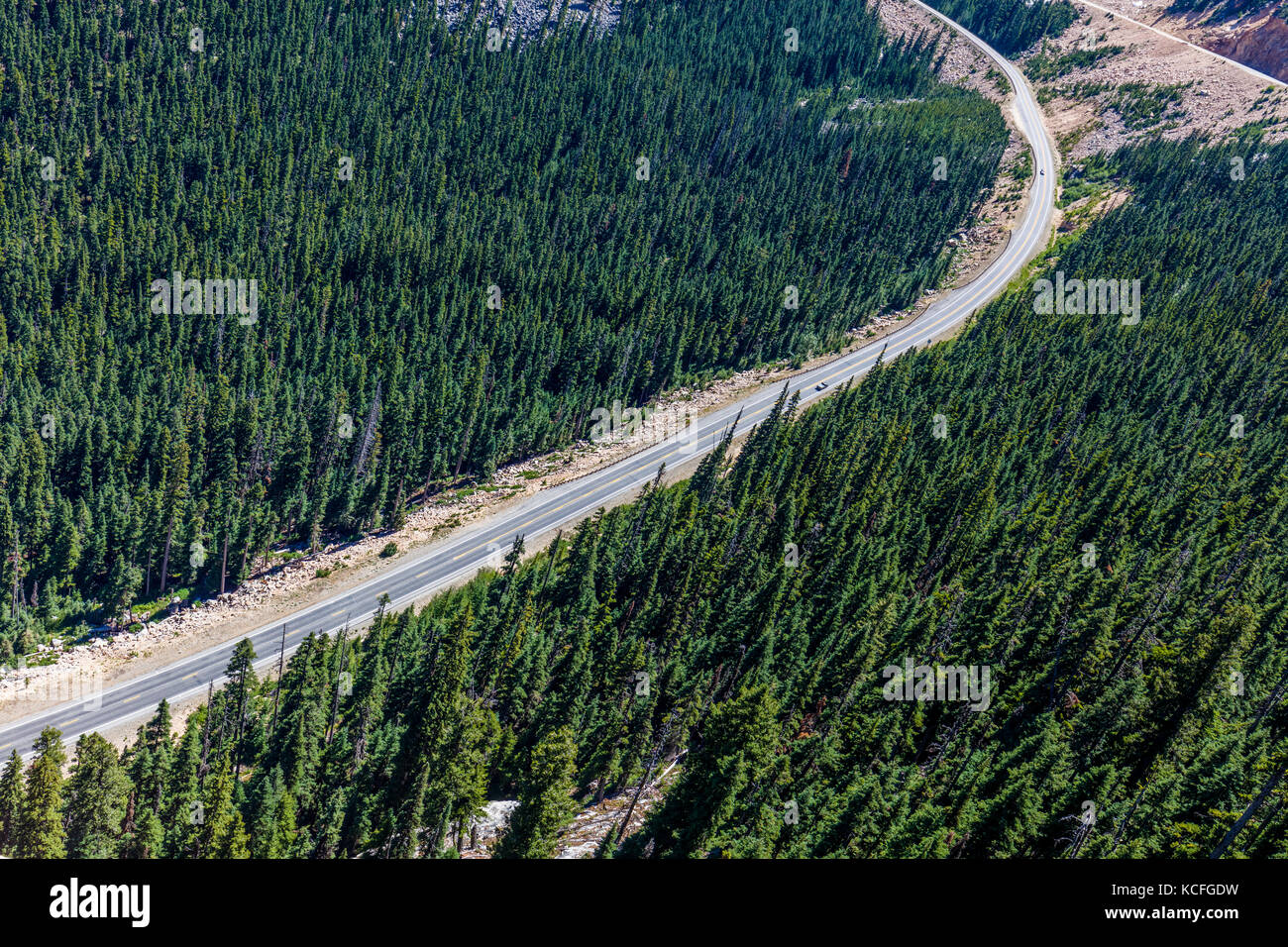 View from Washington Pass Overlook in North Cascades National Park of ...