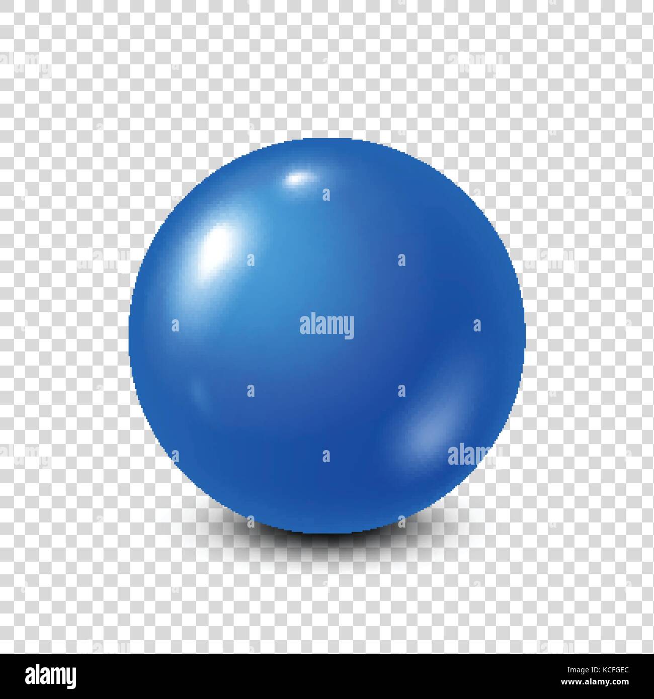 Blue lottery, billiard,pool ball. Snooker. Transparent background ...