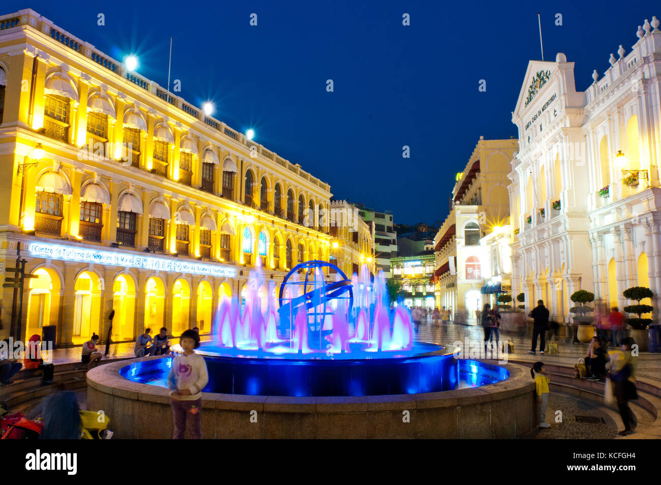 Largo do Senado, Macau, China Stock Photo - Alamy