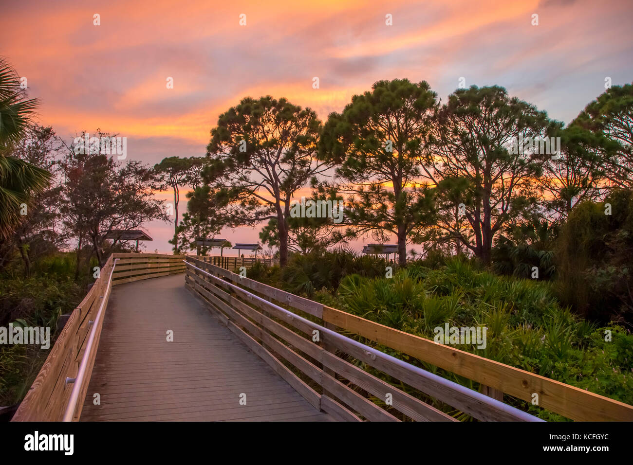Florida beach sunset walk hi-res stock photography and images - Alamy