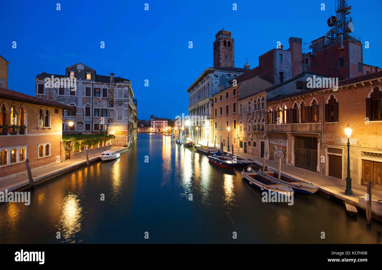 Venice by night Stock Photo - Alamy