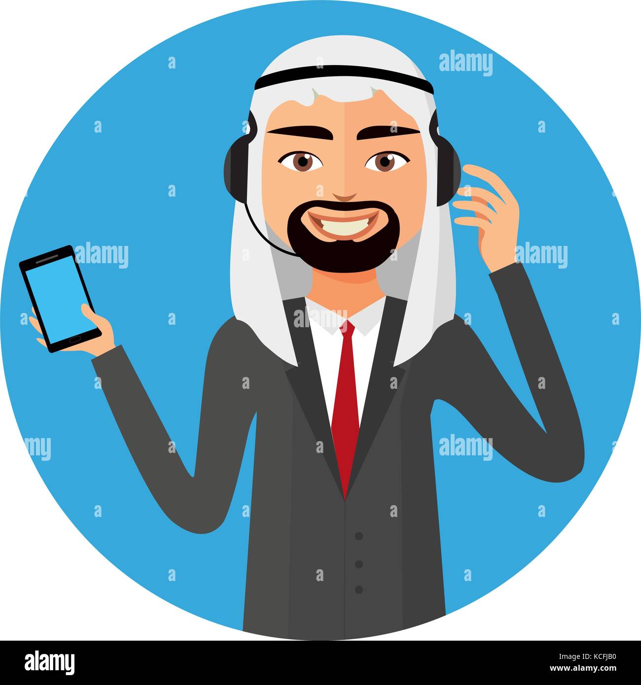 Saudi boy Stock Vector Images - Alamy