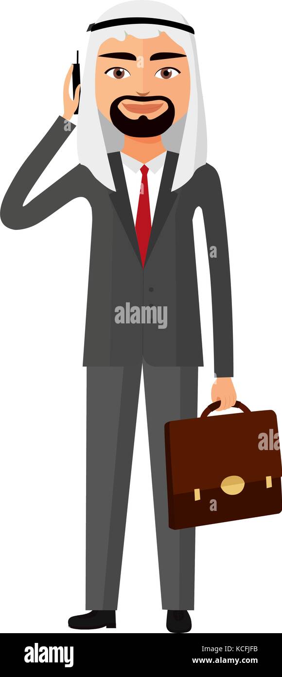 Saudi arab man using Stock Vector Images - Alamy
