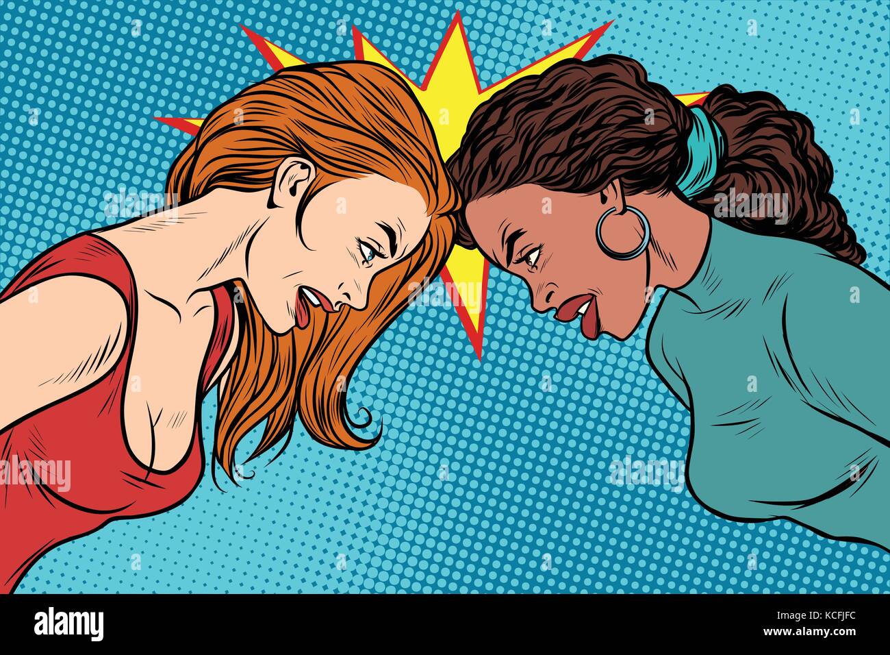 People clash Stock Vector Images - Alamy