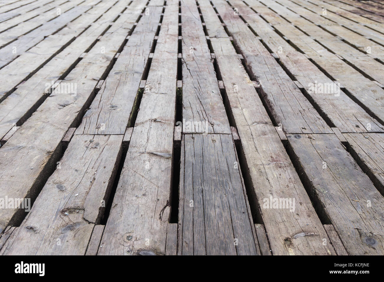 The platform is made of boards. Background Stock Photo - Alamy